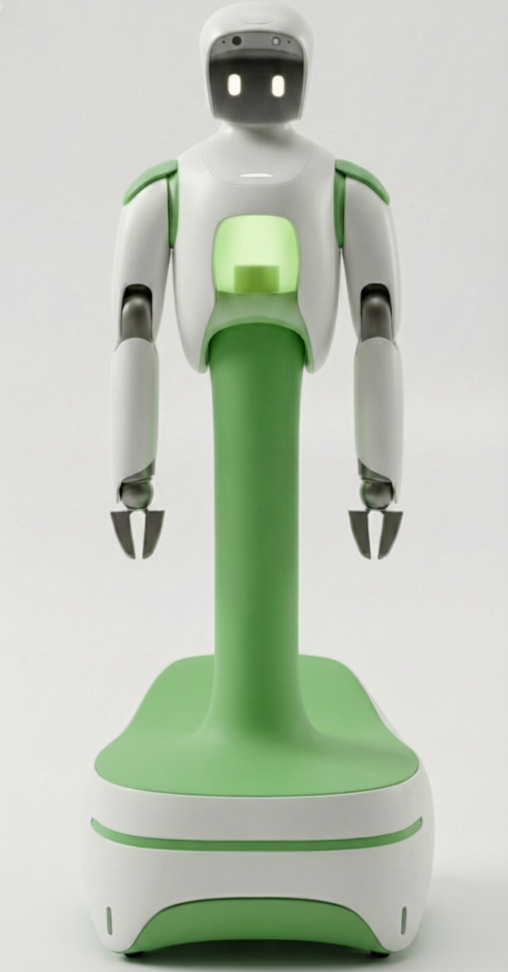 HomeBot One - Affordable Home Robot for Plant & Pet Care