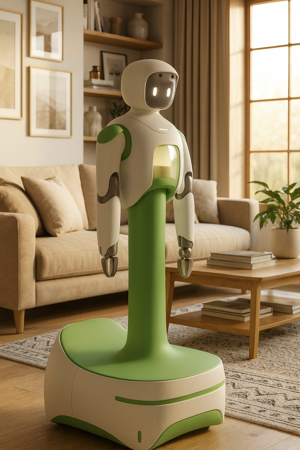 HomeBot One - Affordable Home Robot for Plant & Pet Care